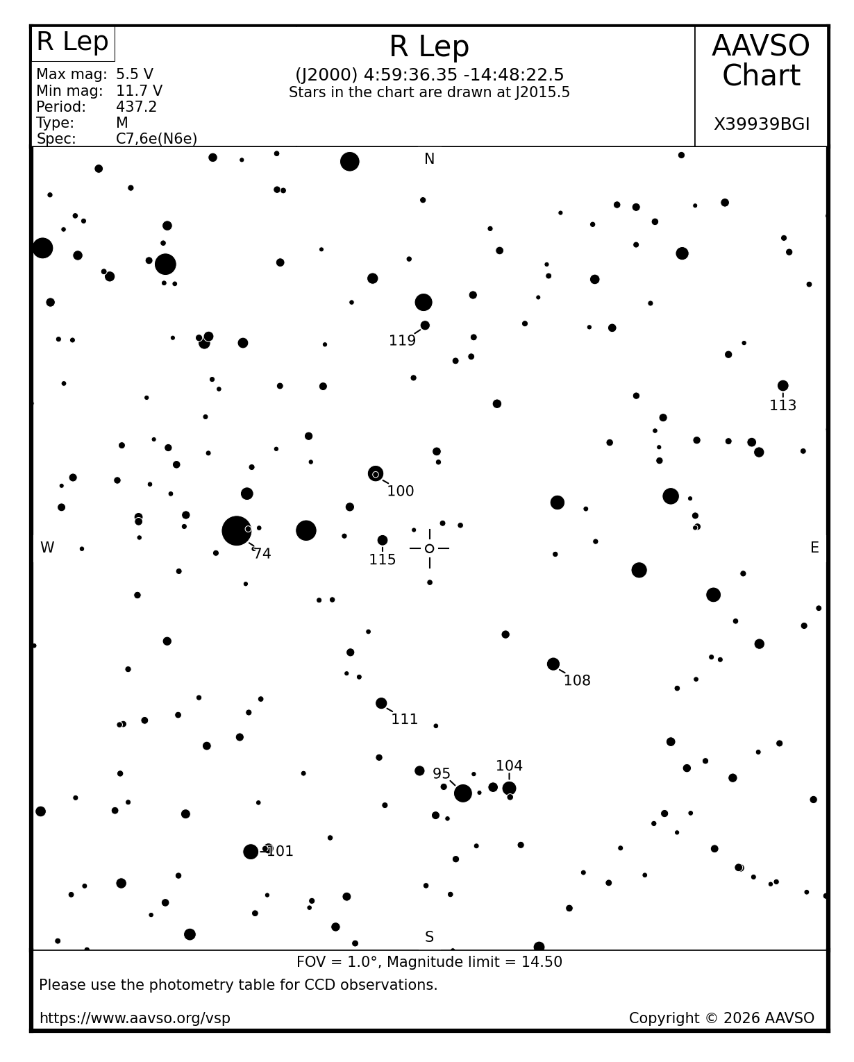 Variable Star Plotter